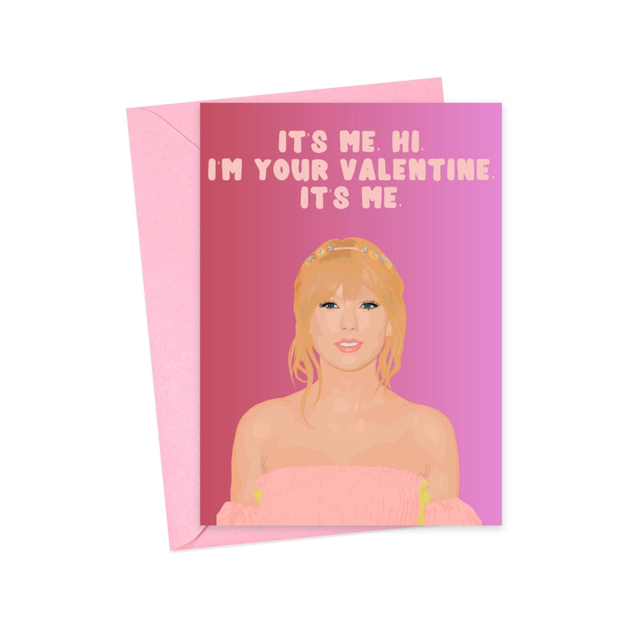 Taylor Swift Valentine's Day Card Pop Culture Cards Swiftie – Curator ...